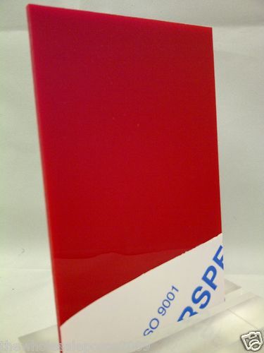 RED PLASTIC 433 COLOUR PERSPEX 3MM ACRYLIC SHEET CUSTOM CUT PANELS | eBay