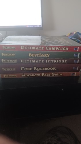 pathfinder 1e core books 5 book lot | eBay