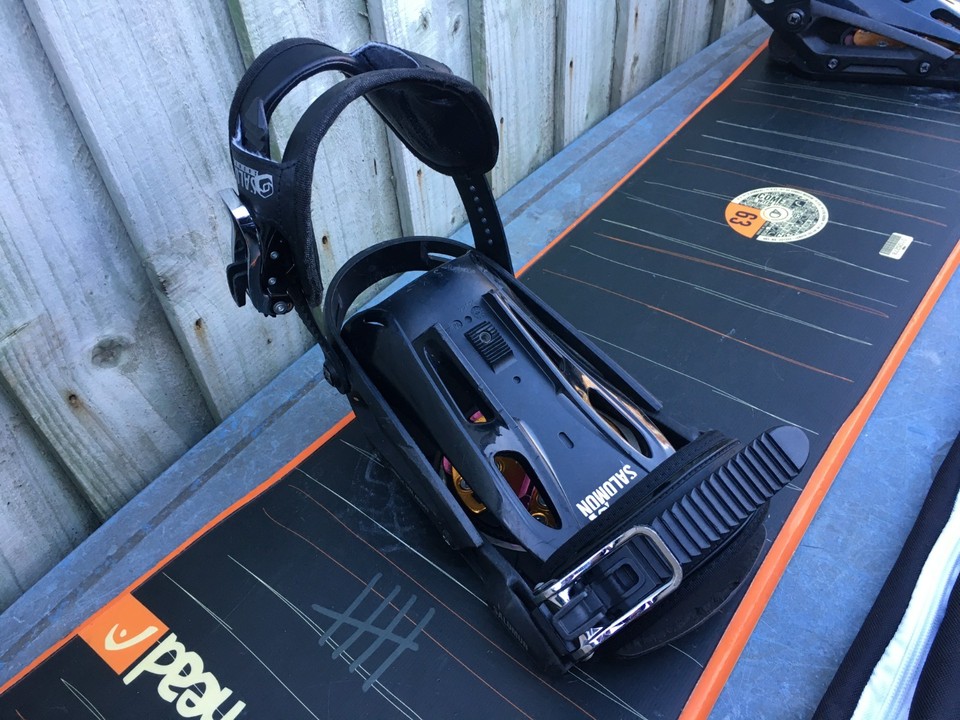 HEAD 4D 63 Come Ride with Us 163cm Snowboard plus SALOMON Bindings ...