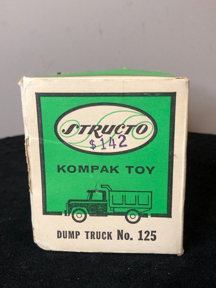 Vintage Structo Z-Z-Zound No. 125 Dump Truck in Original Box, Kompak ...