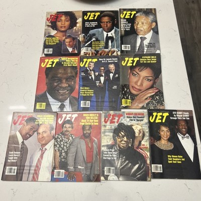 Lot Of 10 Vintage Jet Magazines 1980's-1990's | eBay