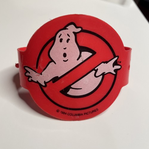 1984 ghostbusters Plastic Bracelet No Ghost wrist band | eBay