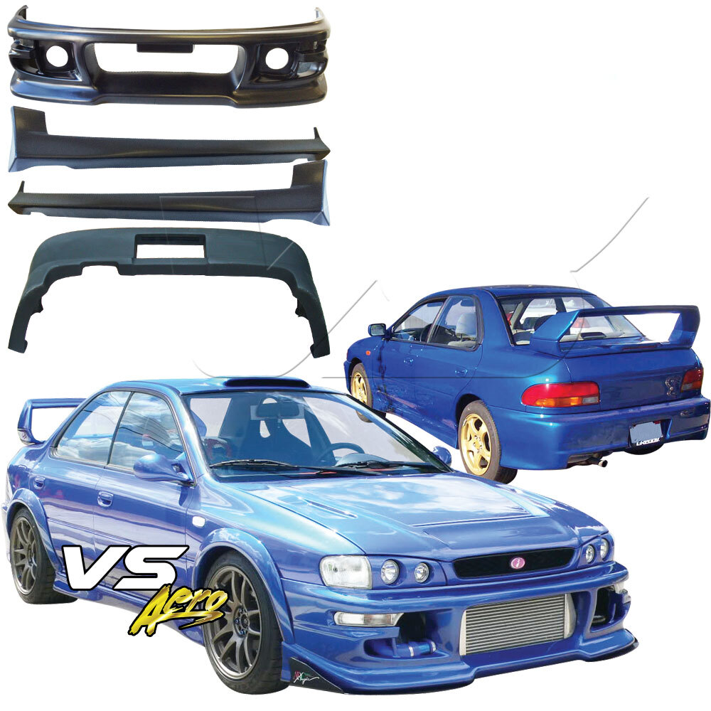 VSaero FRP SYM Body Kit 4pc GC8 2/4dr for Impreza Subaru 93-01 vsaero ...