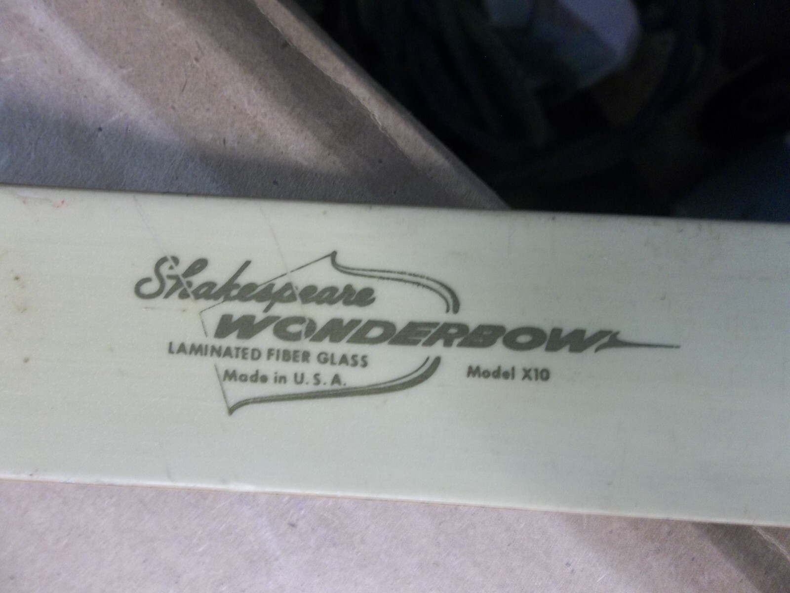 Vintage Shakespeare Wonderbow 66" Recurve Laminate Huniting Bow Model ...