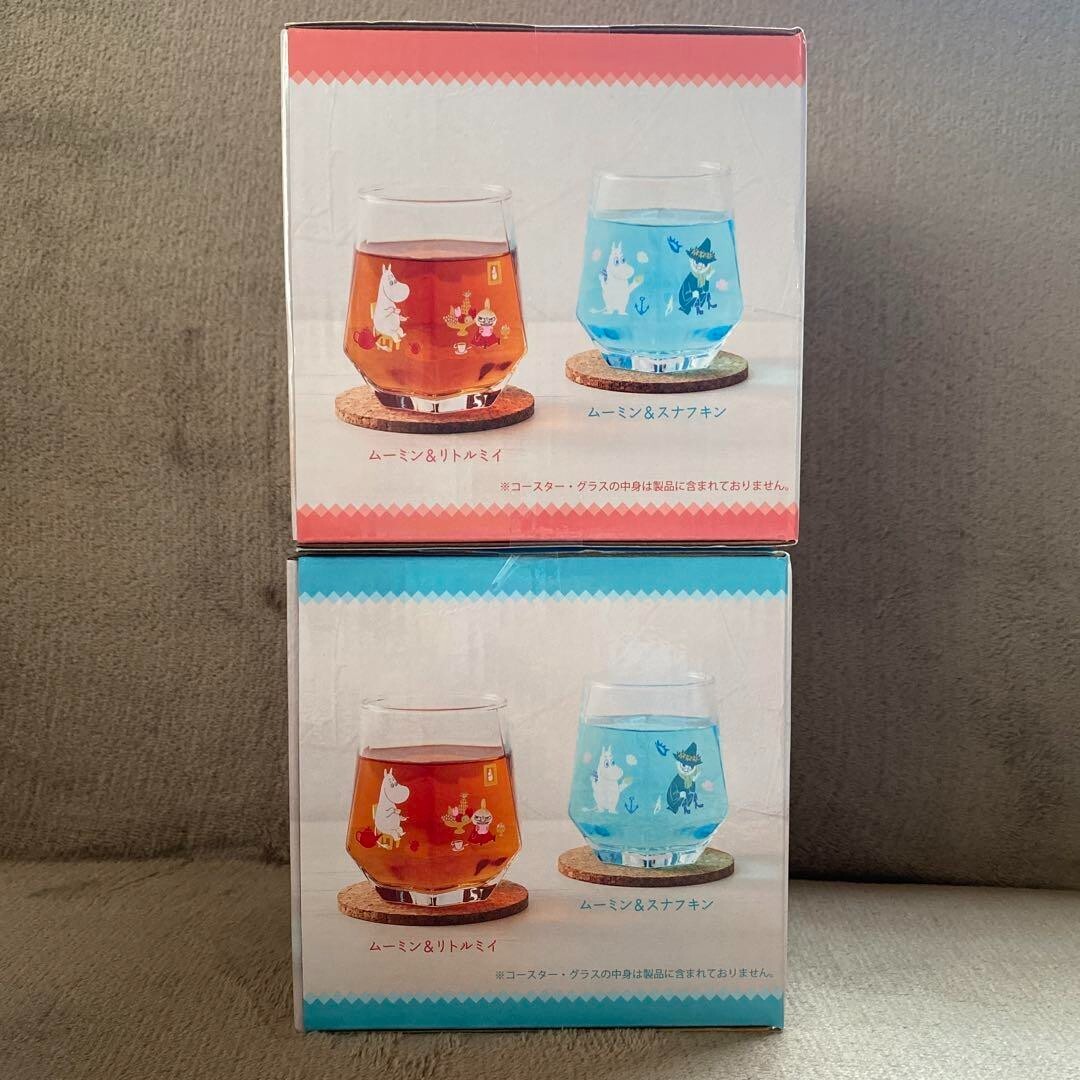 Moomin Diamond Shape Glass set of 2 New 10cm | eBay
