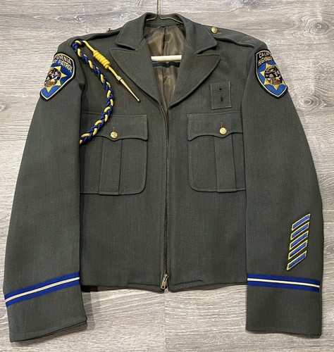 RETIRED FLYING CROSS MEN'S CHP Uniform Zippered Ike Jacket Uniform ...