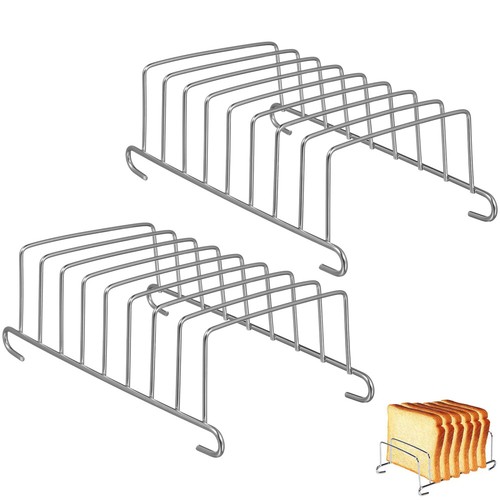 2 Pcs Bread Rack Accessories Stainless Steel Air Fryer Toast Racks | eBay