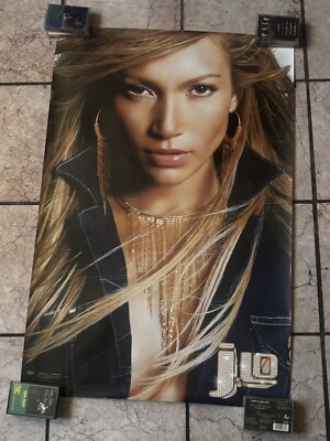 2001 J LO JENNIFER LOPEZ Epic Sony Promotional Poster 24x30 Y2K Rare | eBay