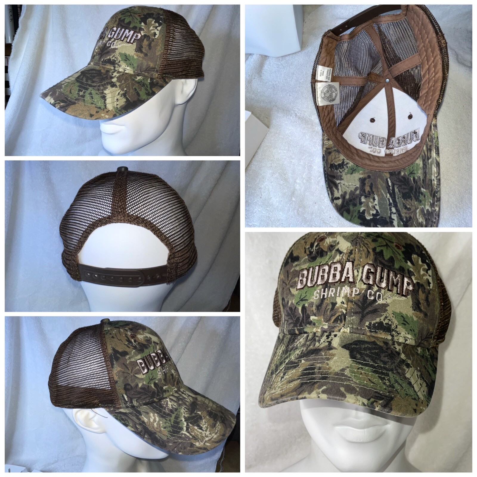Bubba Gump Shrimp Co. Snapback Hat Camouflage - Gem