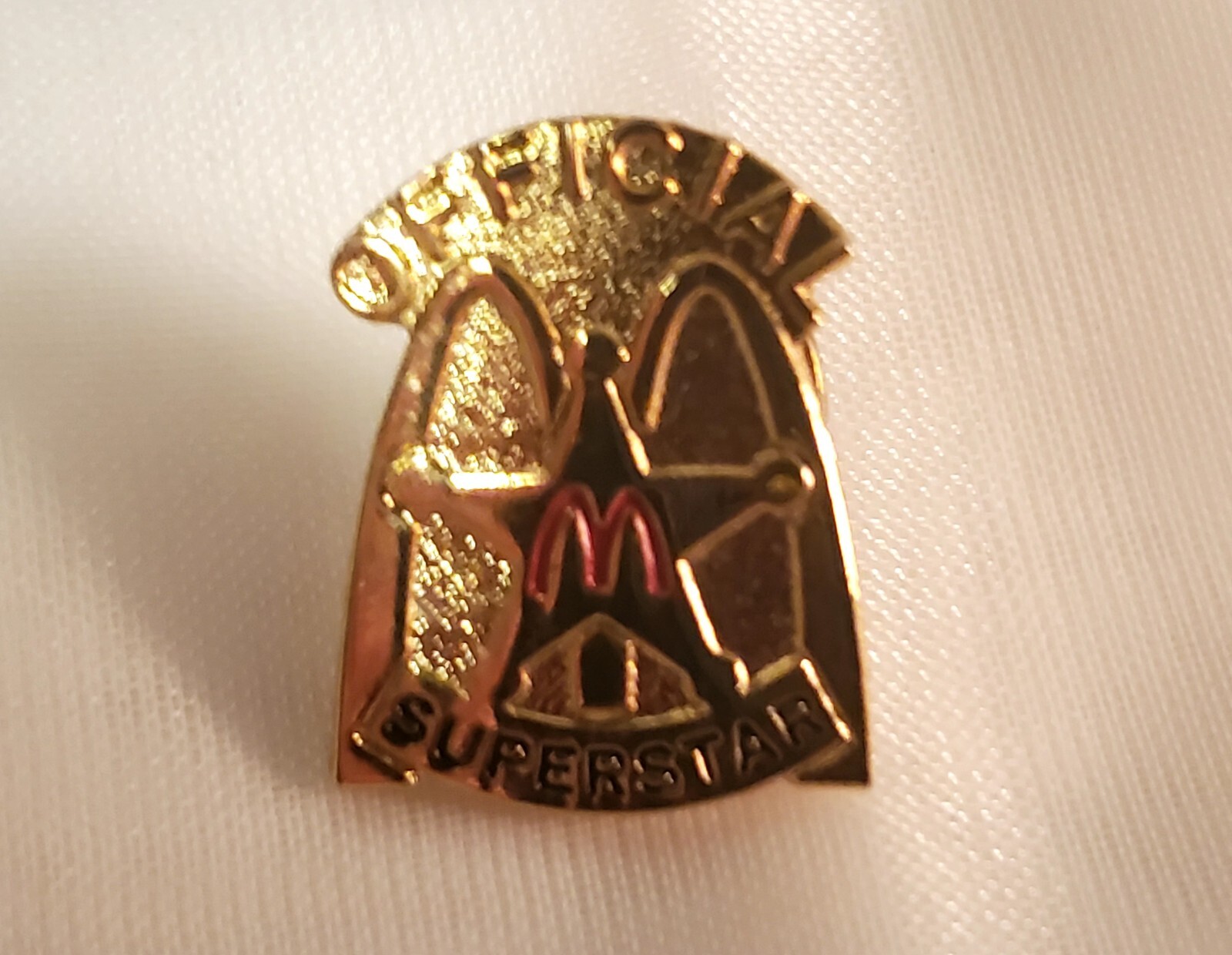 VTG Ronald McDonald's 3 4 5 Service Golden Arches Deluxe Monopoly Pin ...