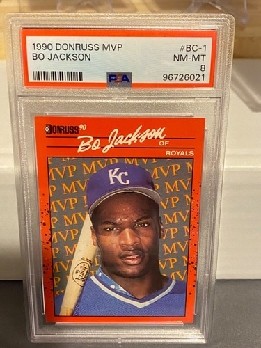 1990 Donruss Bo Jackson #BC-1 MVP Error Card No Dot After INC | eBay