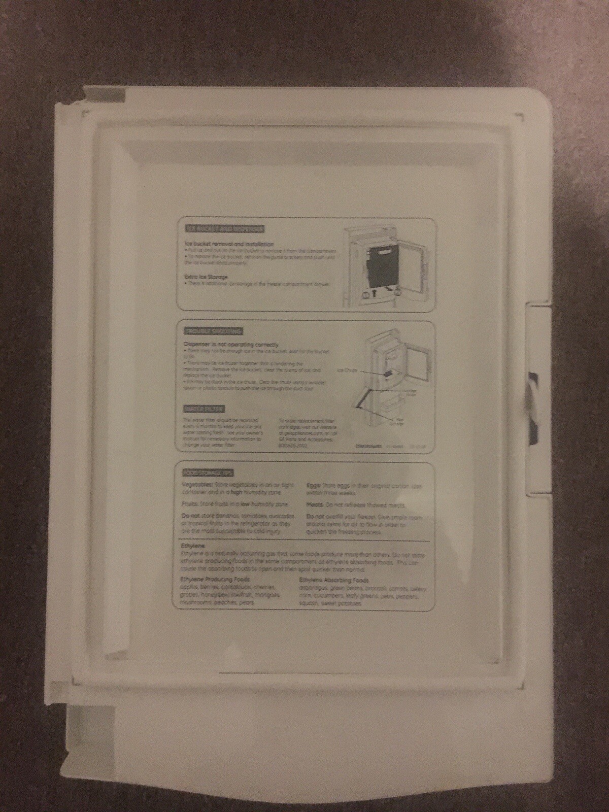 OEM GE Ice Box Door Assembly WR78X26143 | eBay