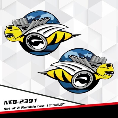 Rumble Bee Racing Decal Stickers set For Dodge Ram Dakota SPORT V8 1500 ...
