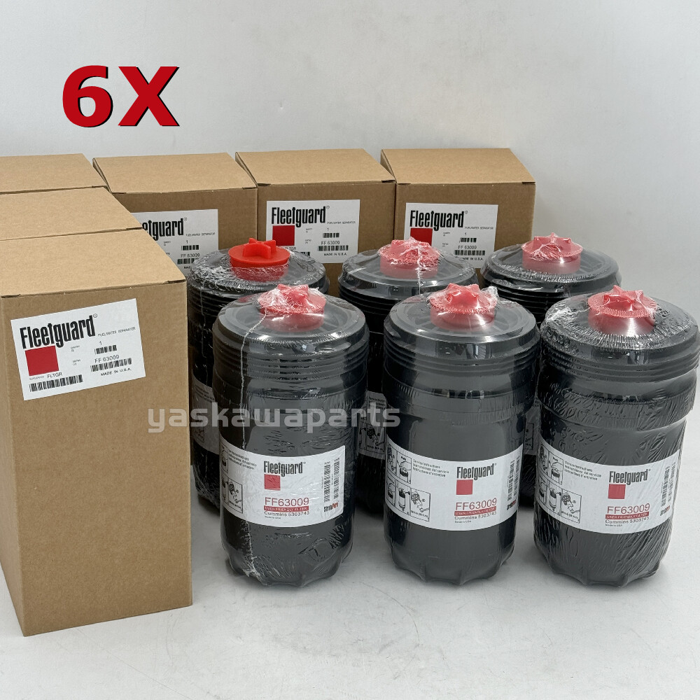 6X Fuel Filter FF63009 Replaces Engine Part 5303743 FF63054NN NEW Free ...