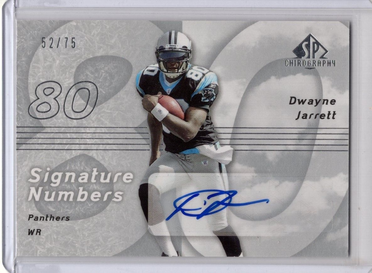 2007 Upper Deck SP Chirography Football Dwayne Jarrett Autograph /75 ...