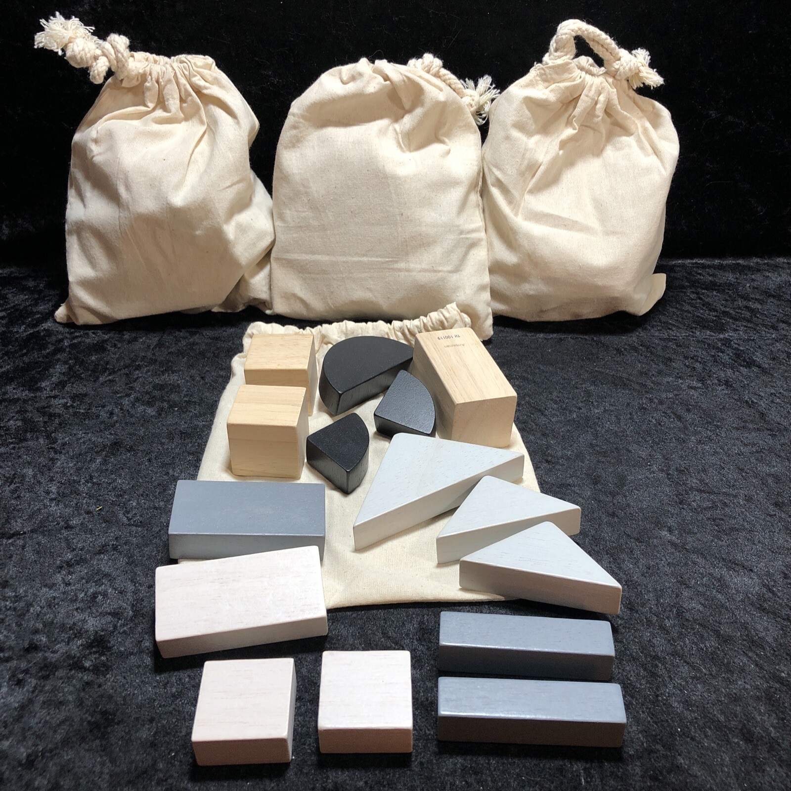 Mathematics Fractions Wood Fraction Blocks 4 Complete Sets | eBay