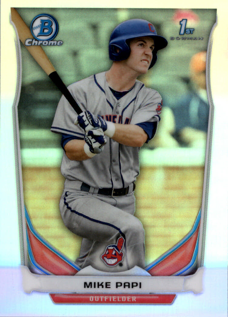 2014 (INDIANS) Bowman Chrome Draft Refractors #CDP36 Mike Papi | eBay
