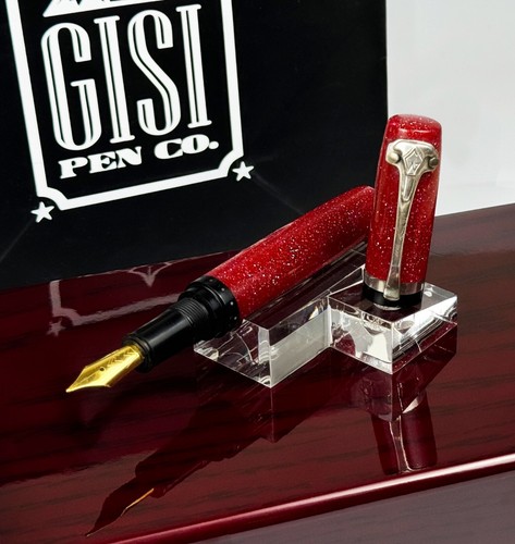Gisi Pen Company Cosmic Red Limited Edition Fountain Pen | eBay