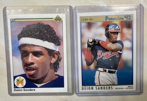 1990 Upper Deck Deion Sanders Rookie Baseball Card #13 RC New York ...