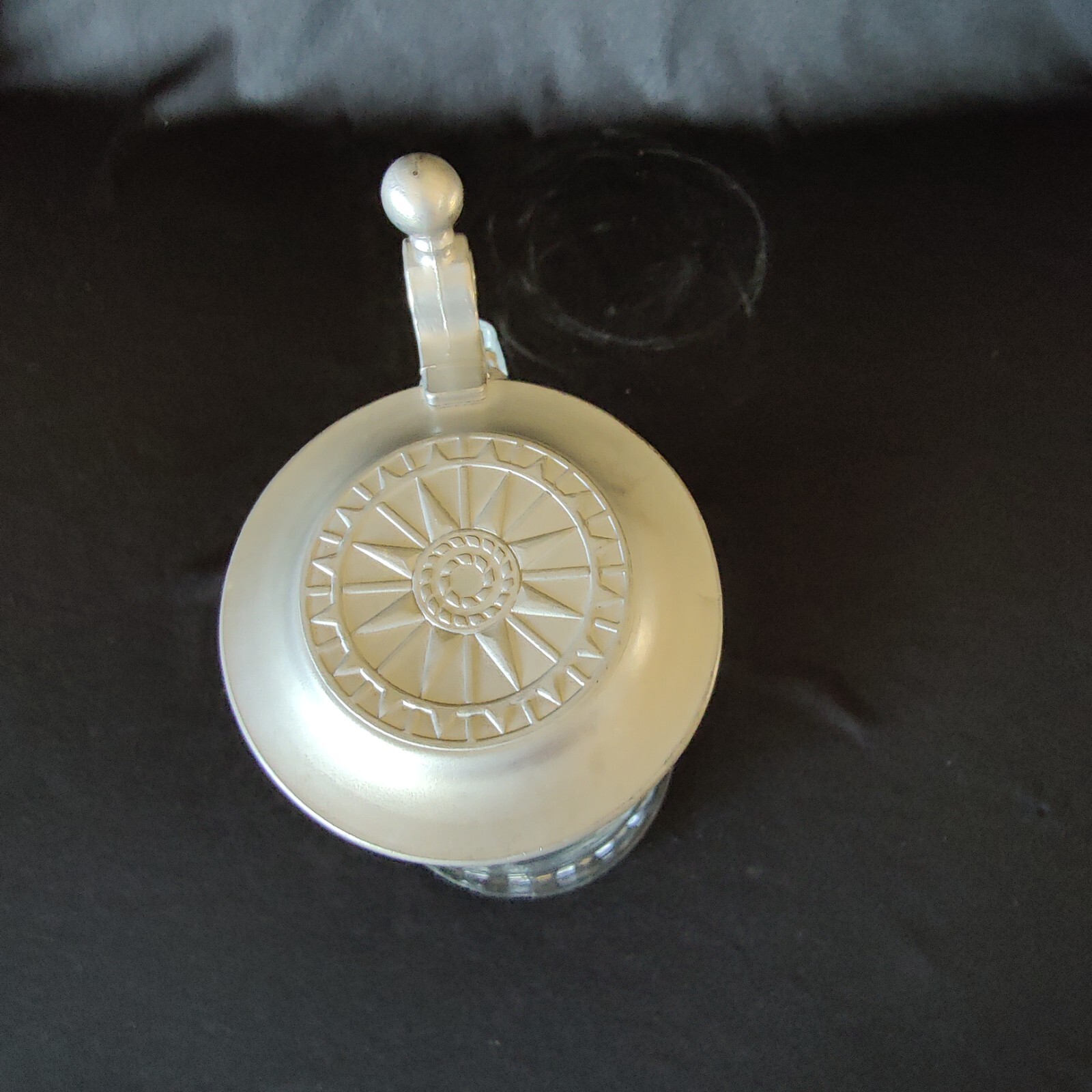 ALWE Old Spice Salem Ship Grand Turk Beer Stein Glass Pewter Lid German ...