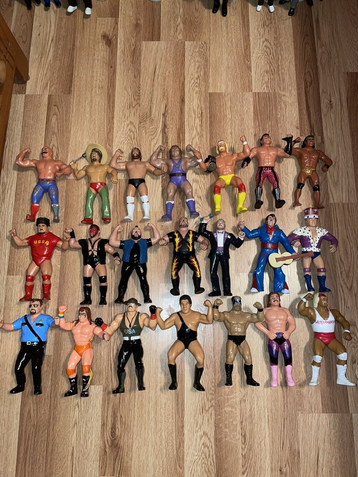 WWF LJN Near Complete Collection 78 Figures, 4 Rings, 1 Cage🔥 | eBay
