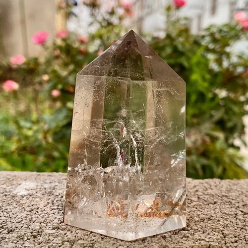 200G Natural phantom pillar crystal transparent mineral specimen | eBay