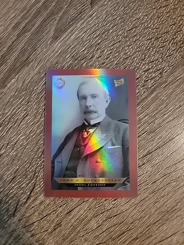 JOHN D ROCKEFELLER 2024 PIECES OF THE PAST 1800's EDITION /50 RED ...