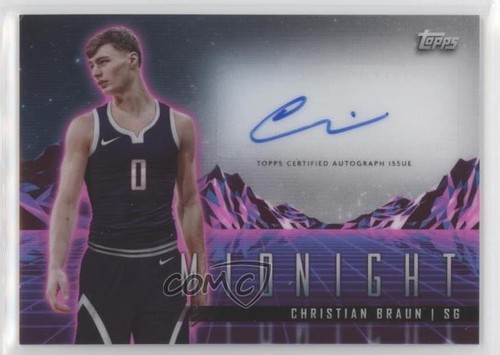2023-24 Topps Midnight Horizon Signatures Christian Braun #HS-CB Auto ...