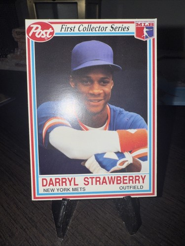 1990 Post First Collector Series 1 Darryl Strawberry New York Mets #10 ...