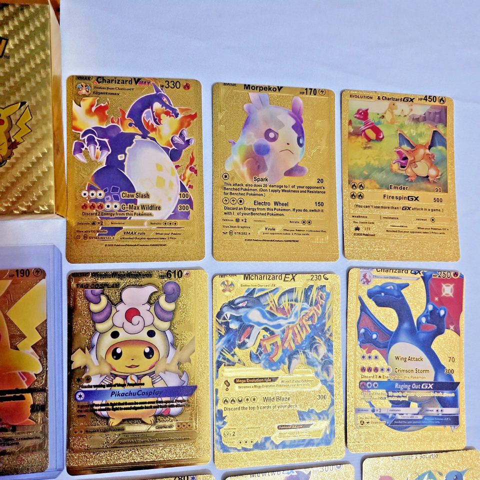 Pokémon "MISSPRINTS" Nintendo/Creatures Gold Foil 55 TCG Card Pack 2020 ...