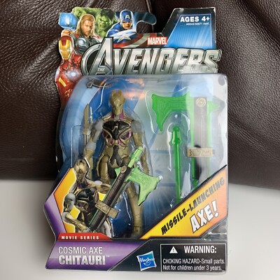 Cosmic Axe CHITAURI Action Figure 2012 Marvel Avengers Movie Series #16 ...