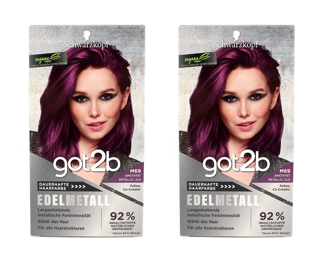 Got2b Edelmetall M69 Amethyst Metallic Lila Haarfärbemittel online ...