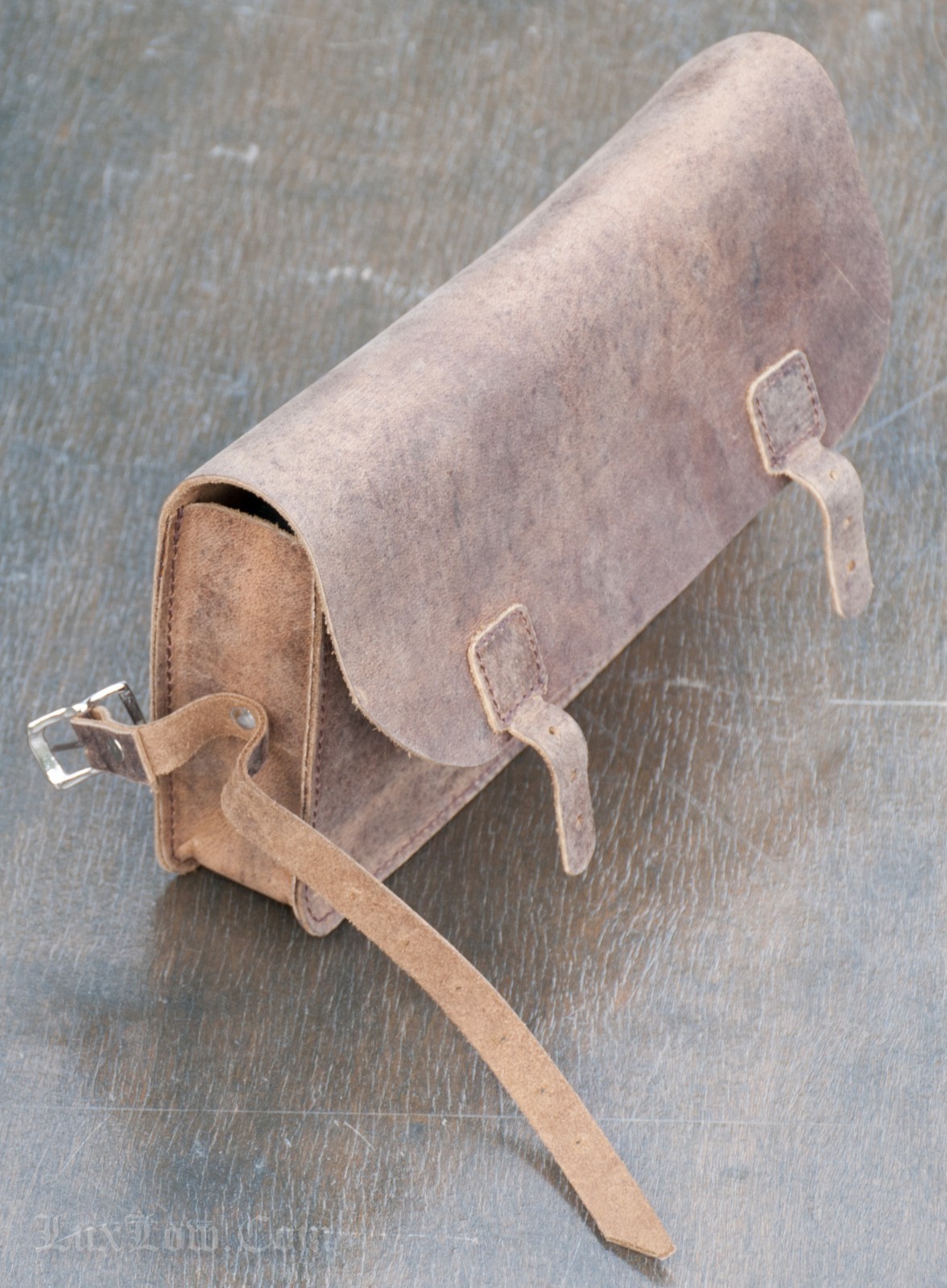 Vintage Brown Leather Bicycle Frame TOOL BAG POUCH Schwinn RoadBike ...