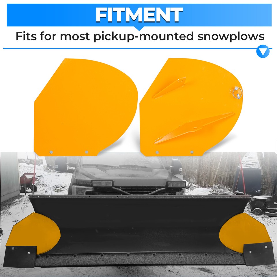 Snow Plow Extensions Add 20" For Meyer Western Boss Extenders PRO WINGS ...