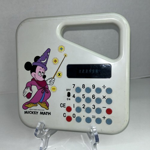 Mickey Mouse Math Electronic Calculator Omron Alco Model 18 Works 1975 ...