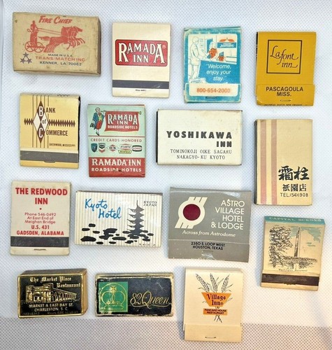 Intact Matchbook - Vintage Match Book & Cover - FREE SHIP - box matches ...