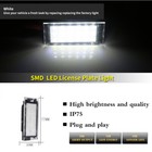 3W White CAN-bus 18-SMD LED License Plate Lights For 2016-up W453 Smart ...