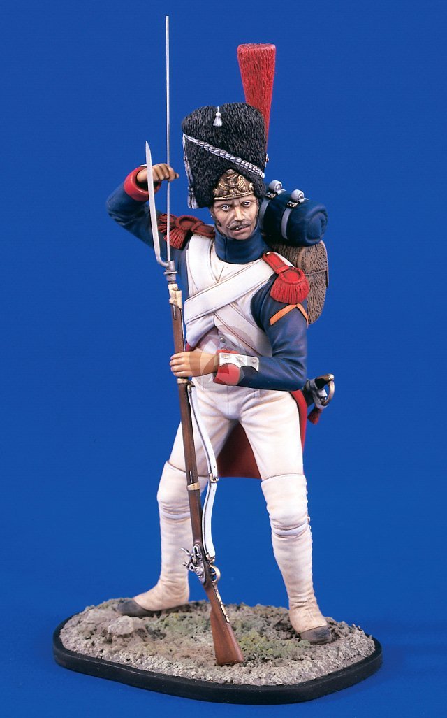 Verlinden 120mm (1/16) Guard Grenadier Loading Musket (Napoleonic era ...