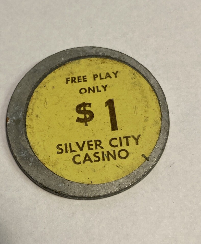 SILVER City $1 Casino Slot Token Vintage Las Vegas Nevada 1970S -1980S ...