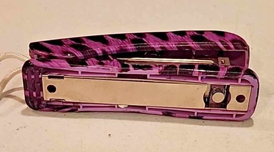 Small Purple Leopard Print Stapler 5 Inch Cute EUC | eBay