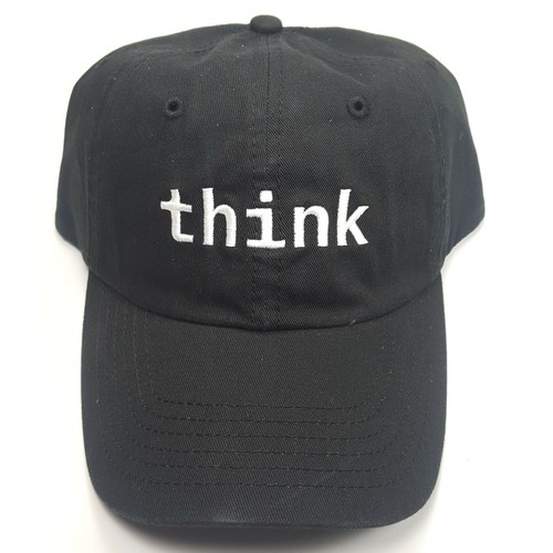 IBM think logo baseball cap cotton hat computer tech dad | eBay