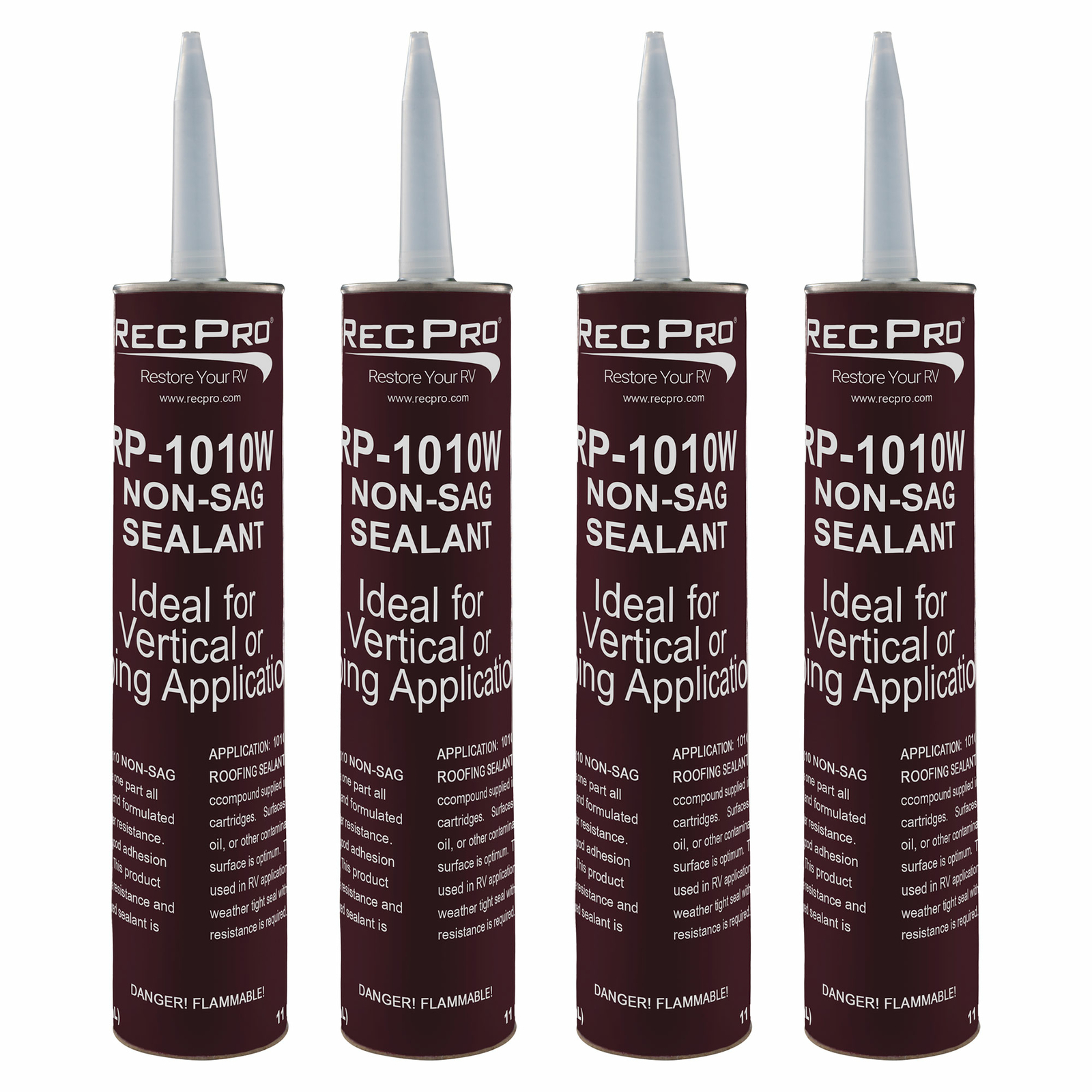 RecPro 1010 Non-Sag RV Lap Sealant for Vertical Surfaces Trailer Siding ...