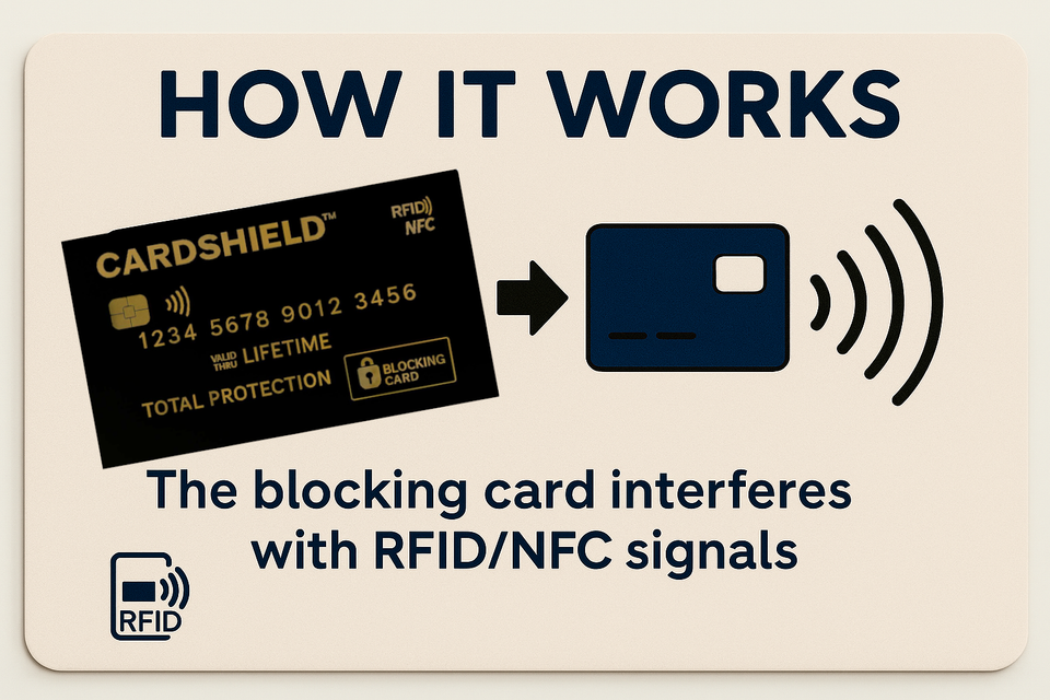 4 x RFID Signal Blocking CARD SHIELD. Credit & Debit Card Blocker ...