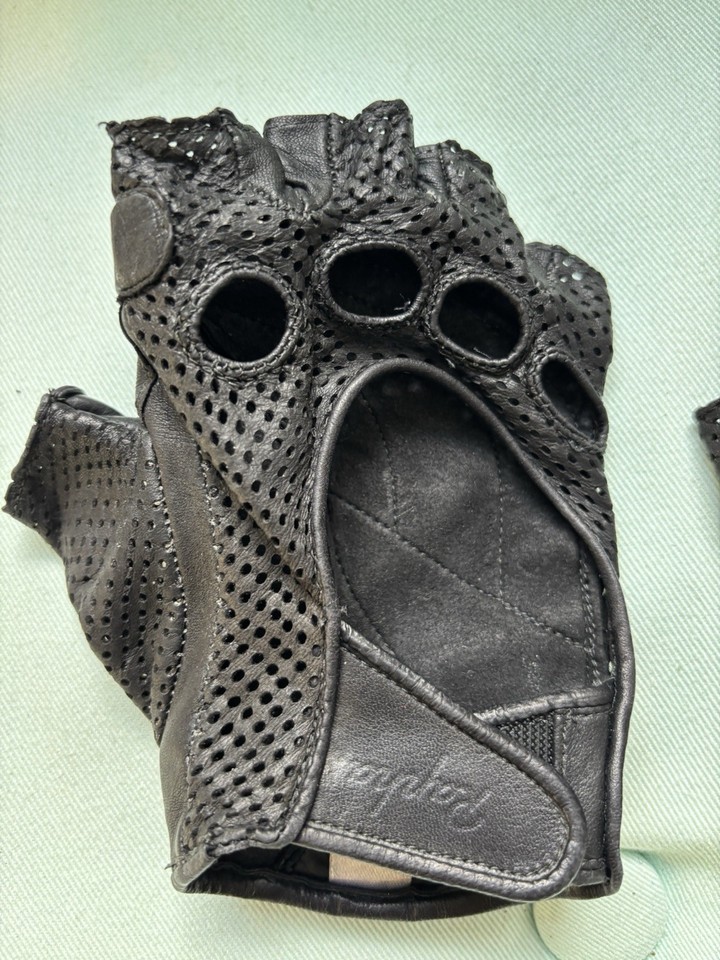 Rapha Leather Cycling Mitts - Black - Size L | eBay UK