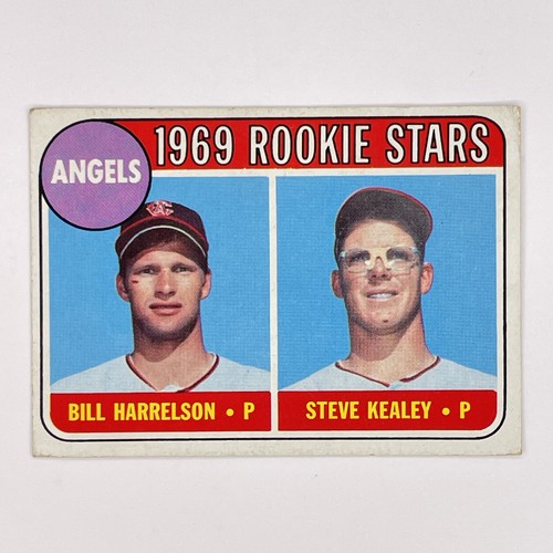 1969 Topps Angels Rookie Stars Bill Harrelson / Steve Kealey VG/EX #224 ...