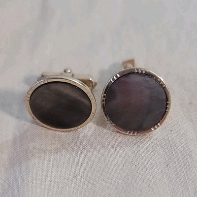 Vintage Nelson Pat Pending Mother of Pearl Cufflinks Shell Inlay An ...