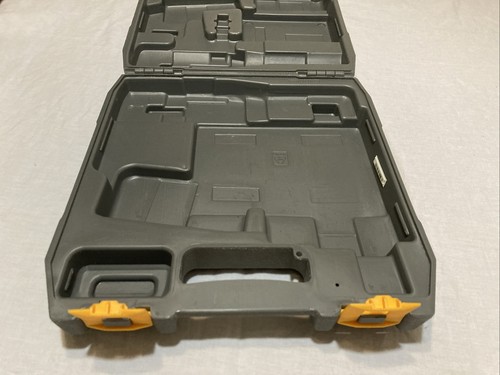 Ryobi 18V HP1802M PORTBLE CARRYING STORAGE CASE ONLY HARD PLASTIC GRAY ...