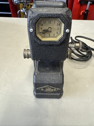 Acme Recording Devices Corp. Antique Punch Time Clock | eBay