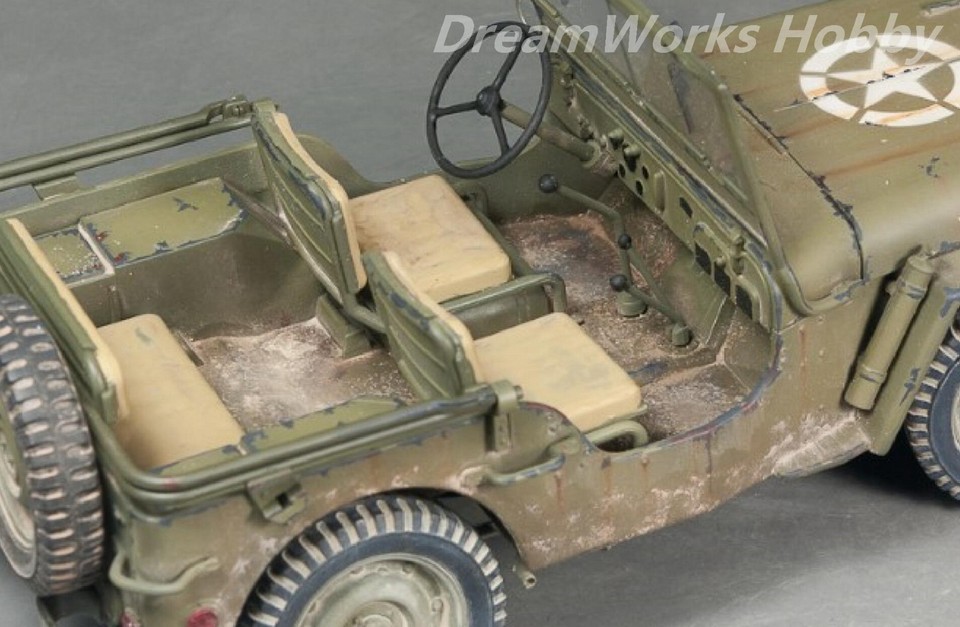 Award Winner Built Gate Large Diecast 1/18 US Army Jeep Willys +Rebuilt ...