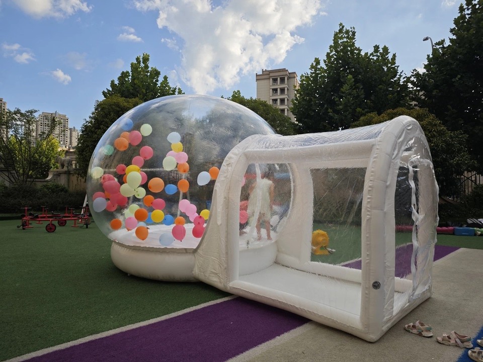 3m Inflatable Jump Base Bubble House Balloons Tent with blower For ...